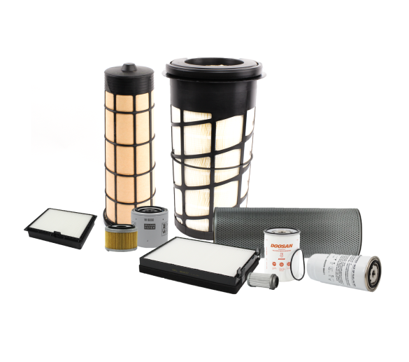 Doosan DX160LC-7 Excavator 1000Hr Filter Kit | Holm
